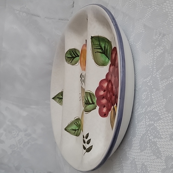 Oneida | Dining | Vintage Fruit By Oneida Hand Painted Tray Ceramic ...